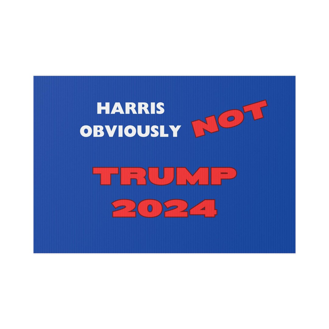 Political Lawn Sign, Trump 2024 Yard Decor, Campaign Support Outdoor ...