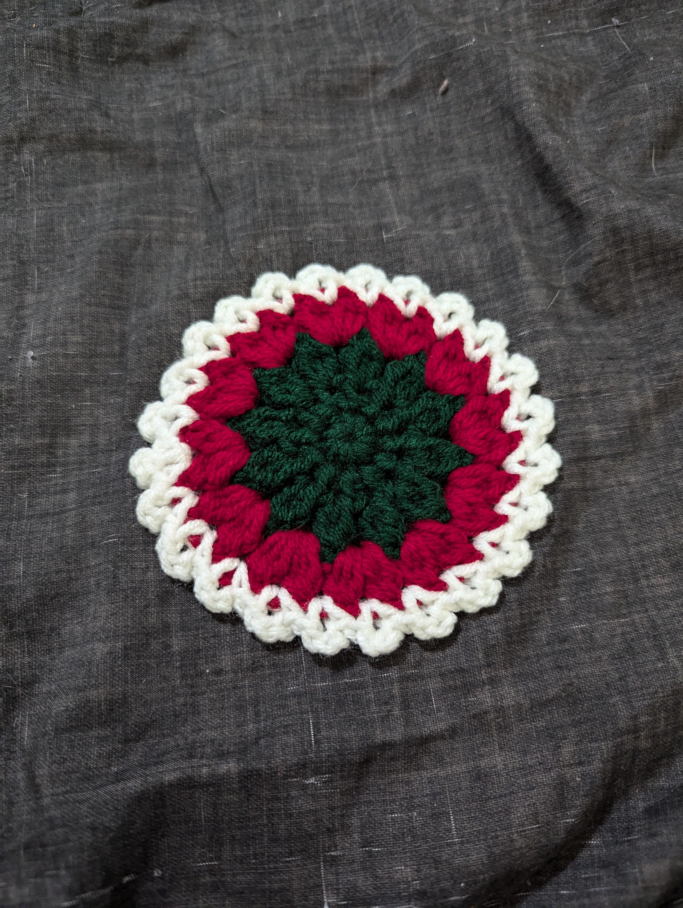 Crochet Christmas Coasters - Etsy