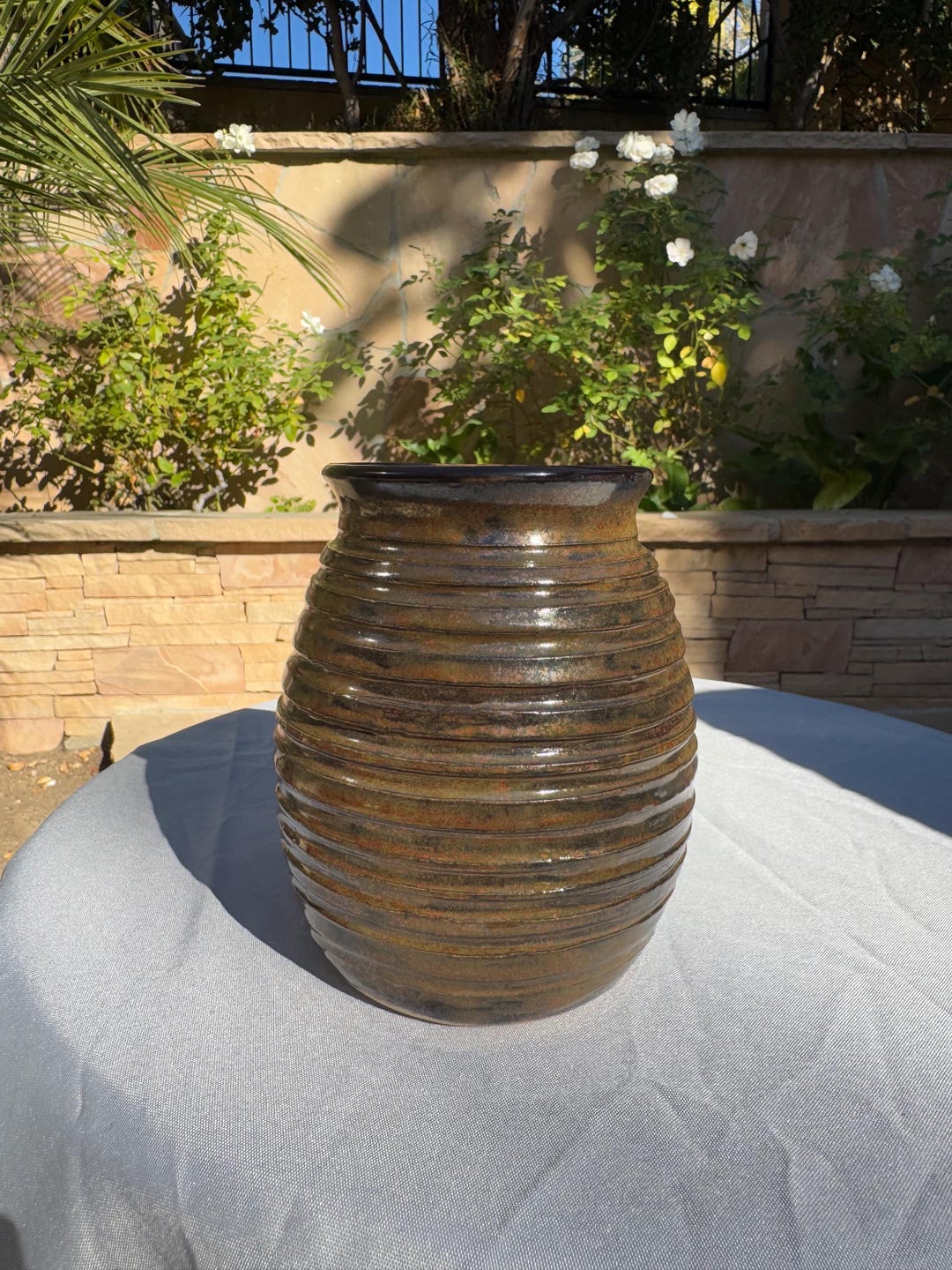 Carved Beehive Vase - Etsy