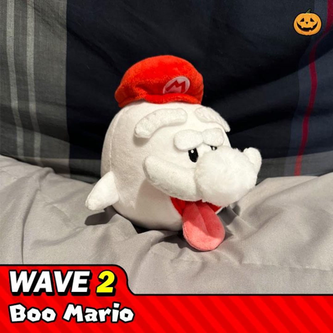 Custom BOO MARIO Plush Super Mario Galaxy Alt - Etsy