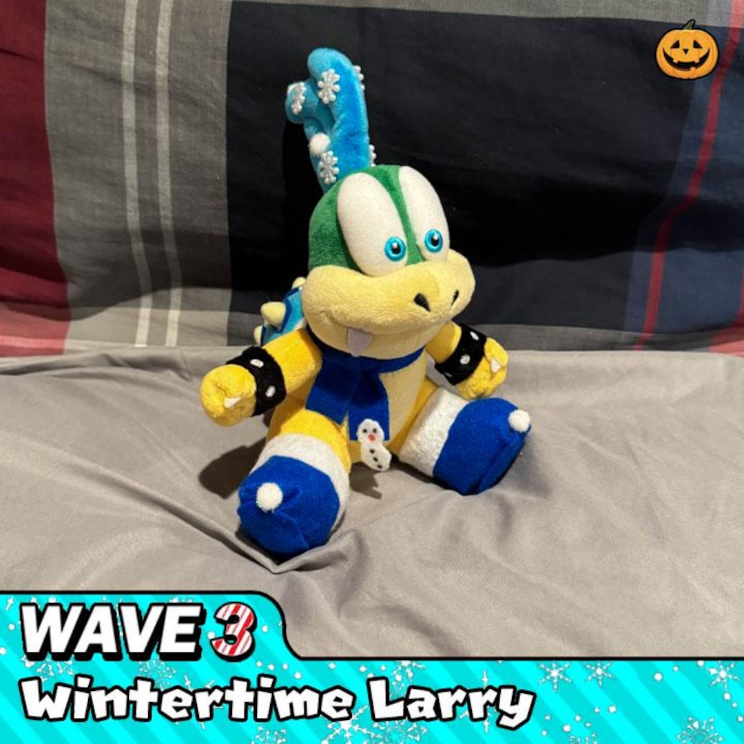 Custom WINTERTIME LARRY Mario Plush Christmas Holiday Mario Kart Tour ...