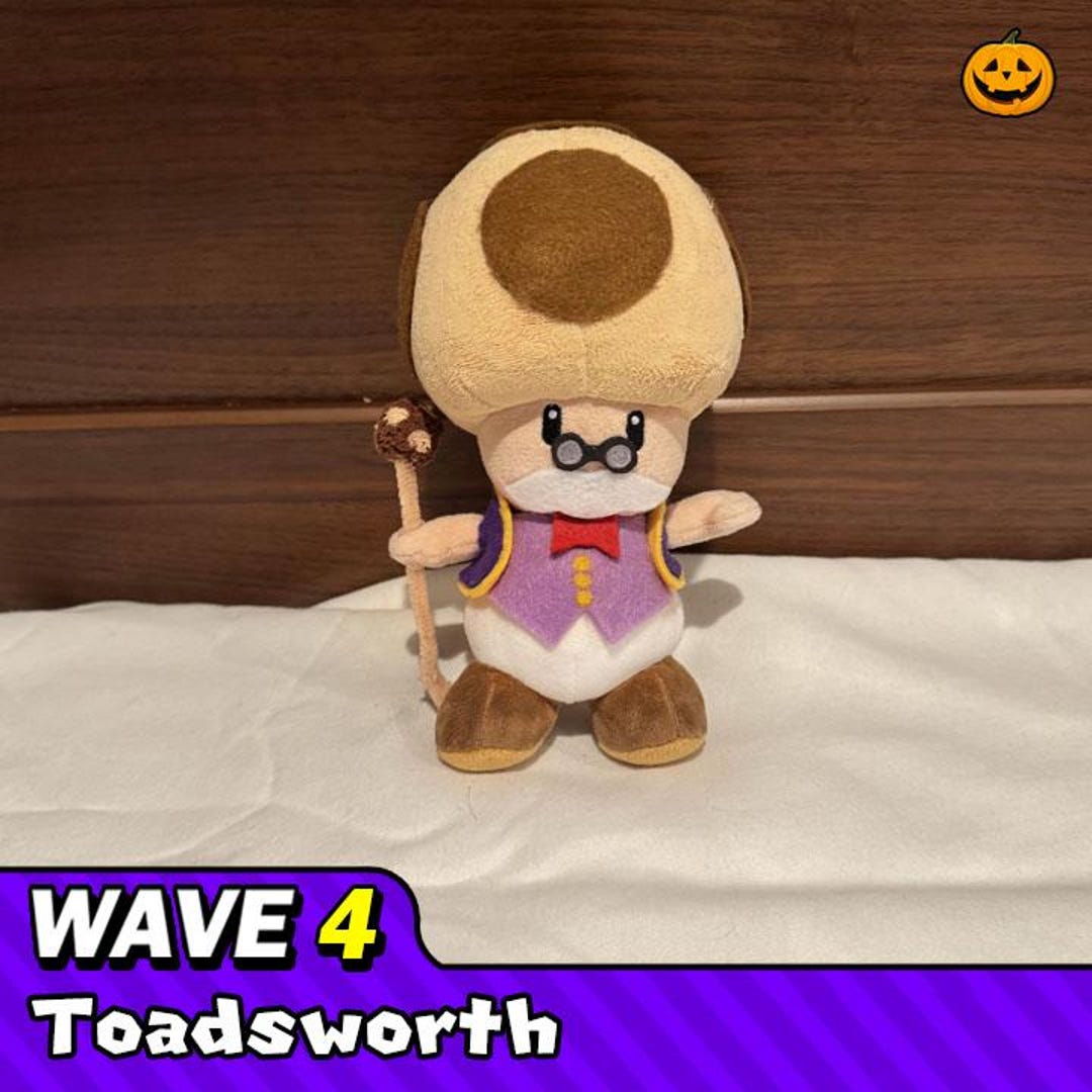 Custom TOADSWORTH Plush Super Mario Sunshine Paper Mario - Etsy