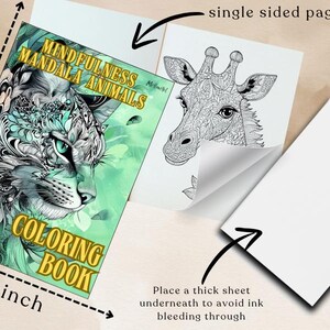 Mindfulness Mandala Animals Coloring Book: 60 Pages for Relaxation and ...