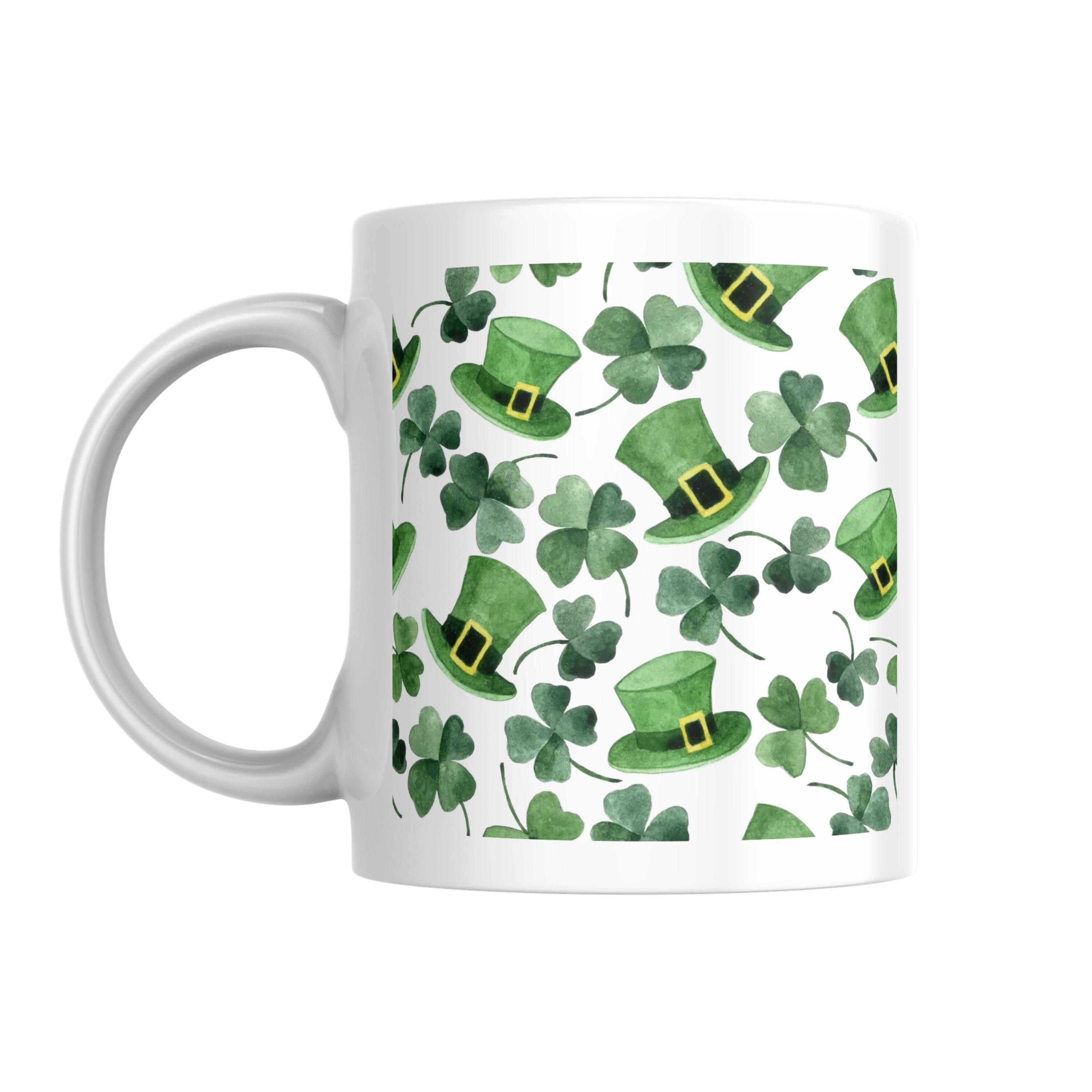 St Patricks Day Digital Overlay, Shamrock Seamless Repeat Pattern, St ...