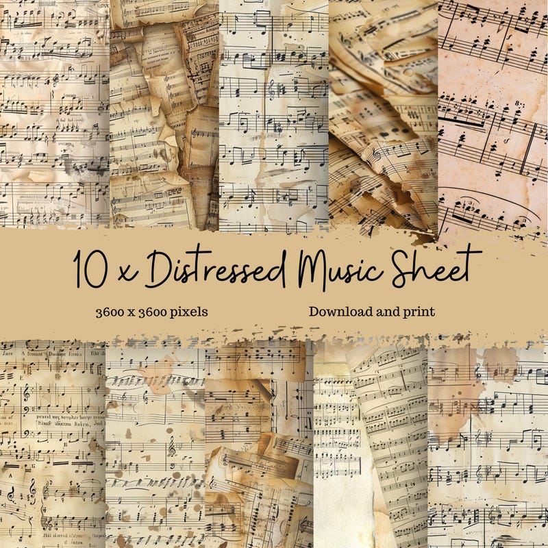 Old Sheet Music - Etsy