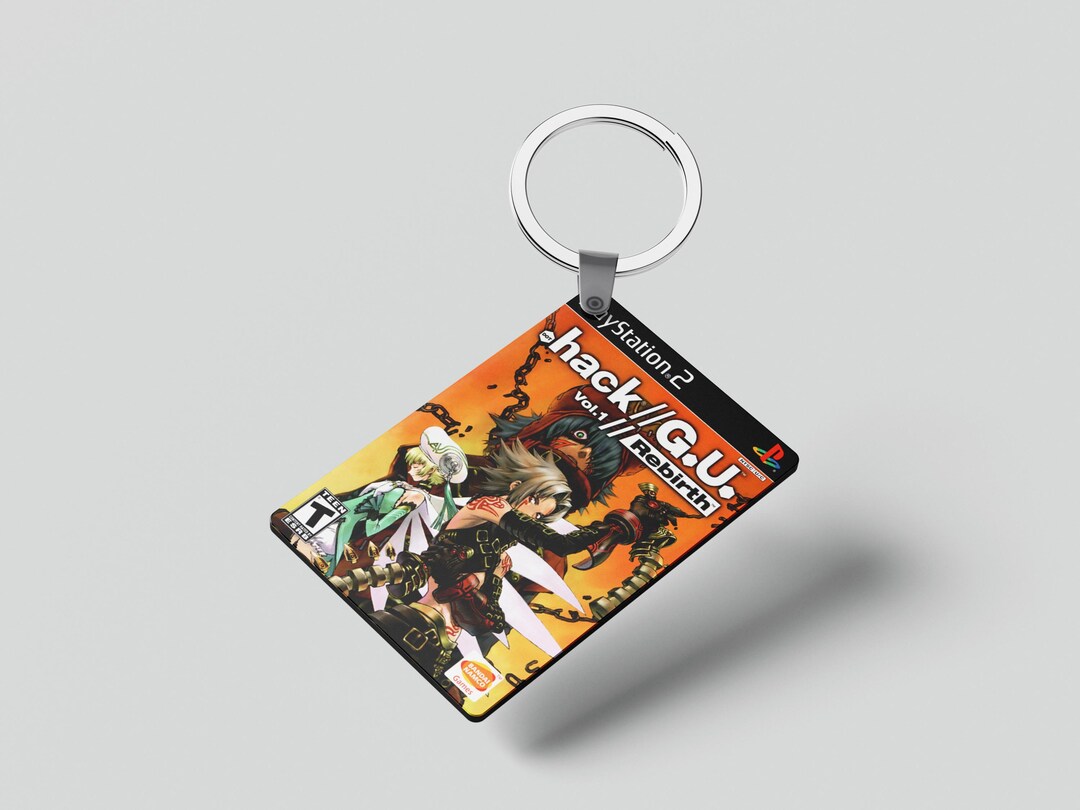 Hack G.U. Vol.1 Rebirth Front Sony Playstation 2 Keyring Double Sided ...
