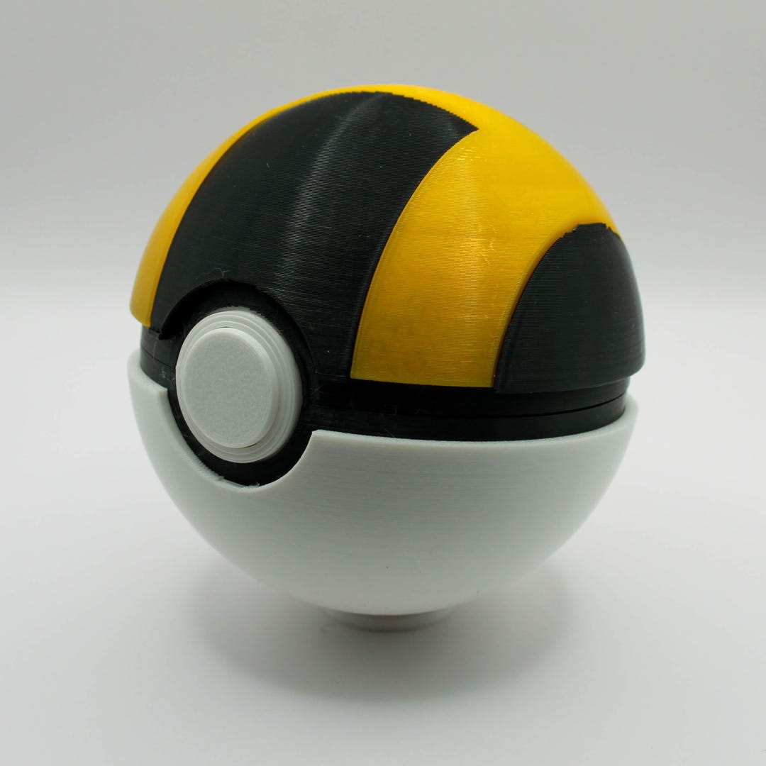 Ultra Ball Pokeball Replica 3D Printed W/push-button - Etsy