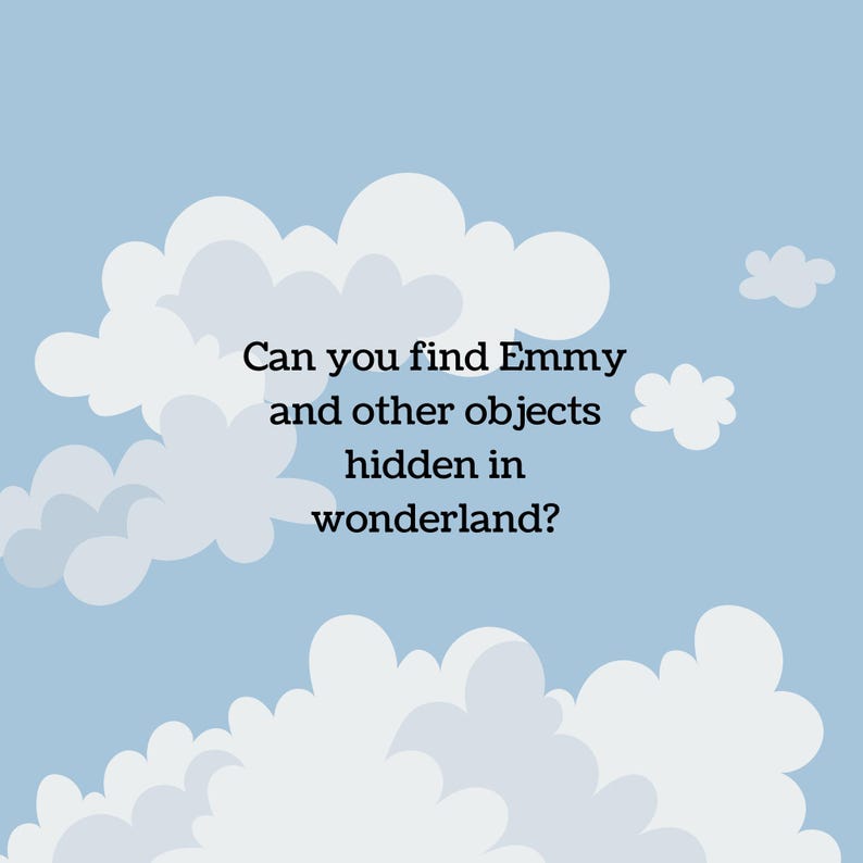 Personalized I Spy Alice in Wonderland Book: Custom Kid's Adventure - Etsy