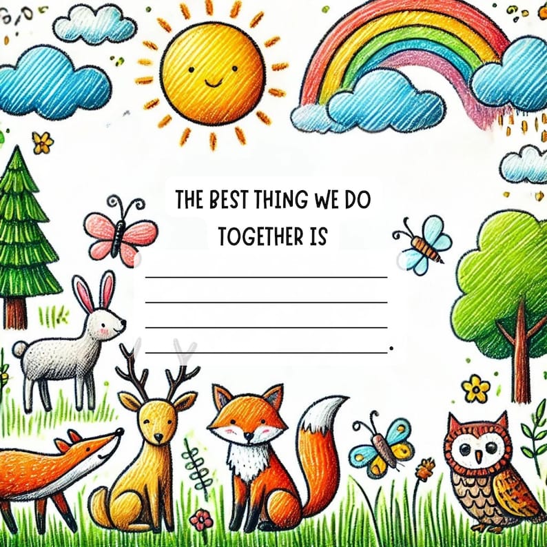 Mommy, I Love You Because: A Fill-in-the-blank Book With Prompts for ...