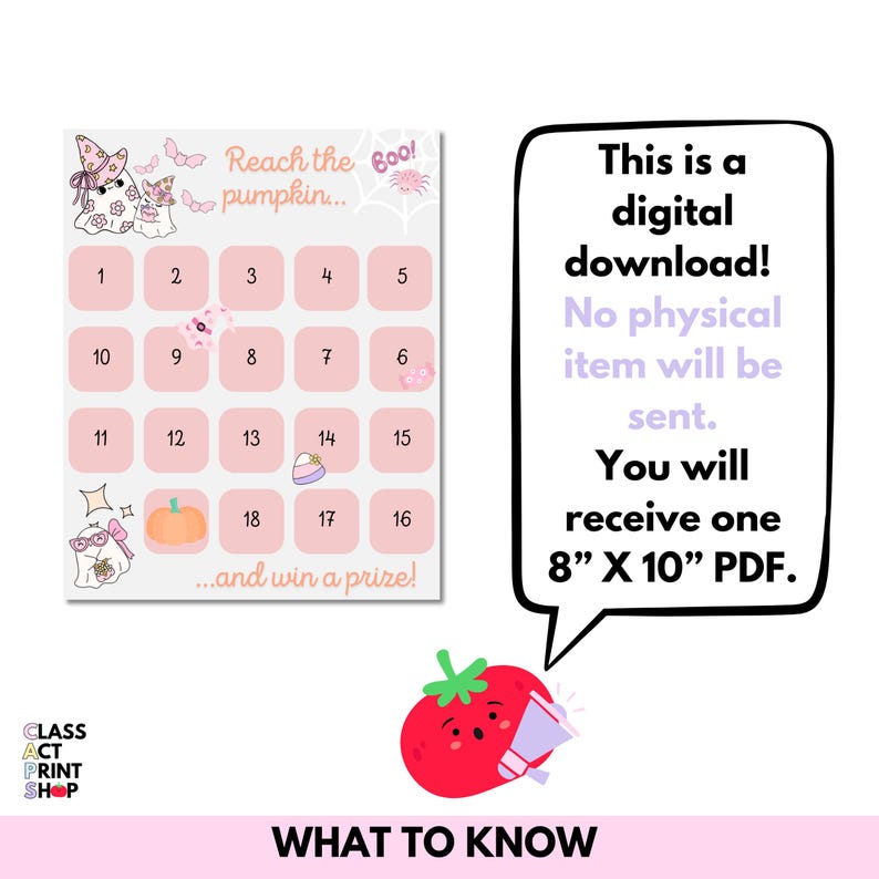 Printable Halloween Reward Chart | Student Reward Chart | Sticker Chart ...