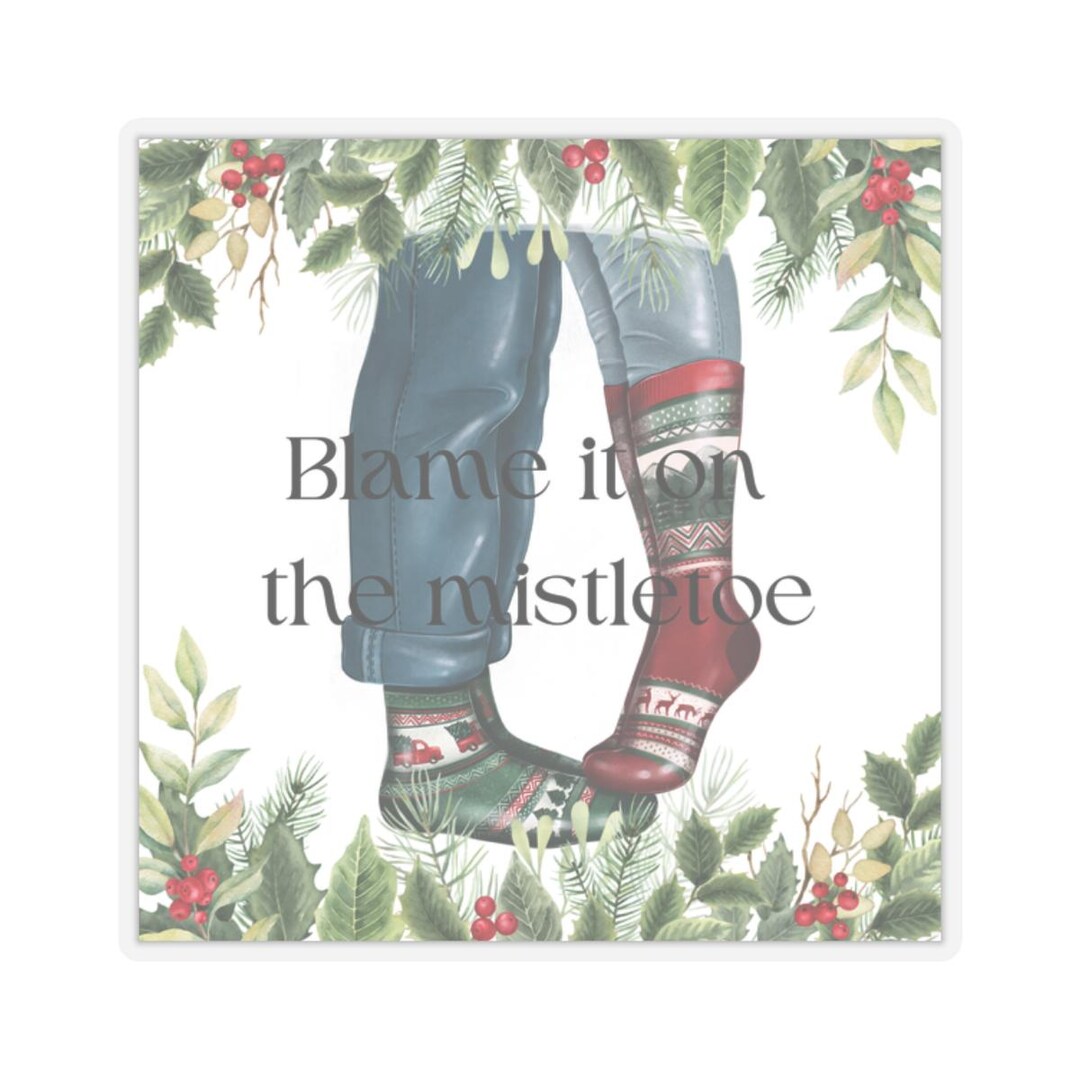 Mistletoe Sticker - Etsy