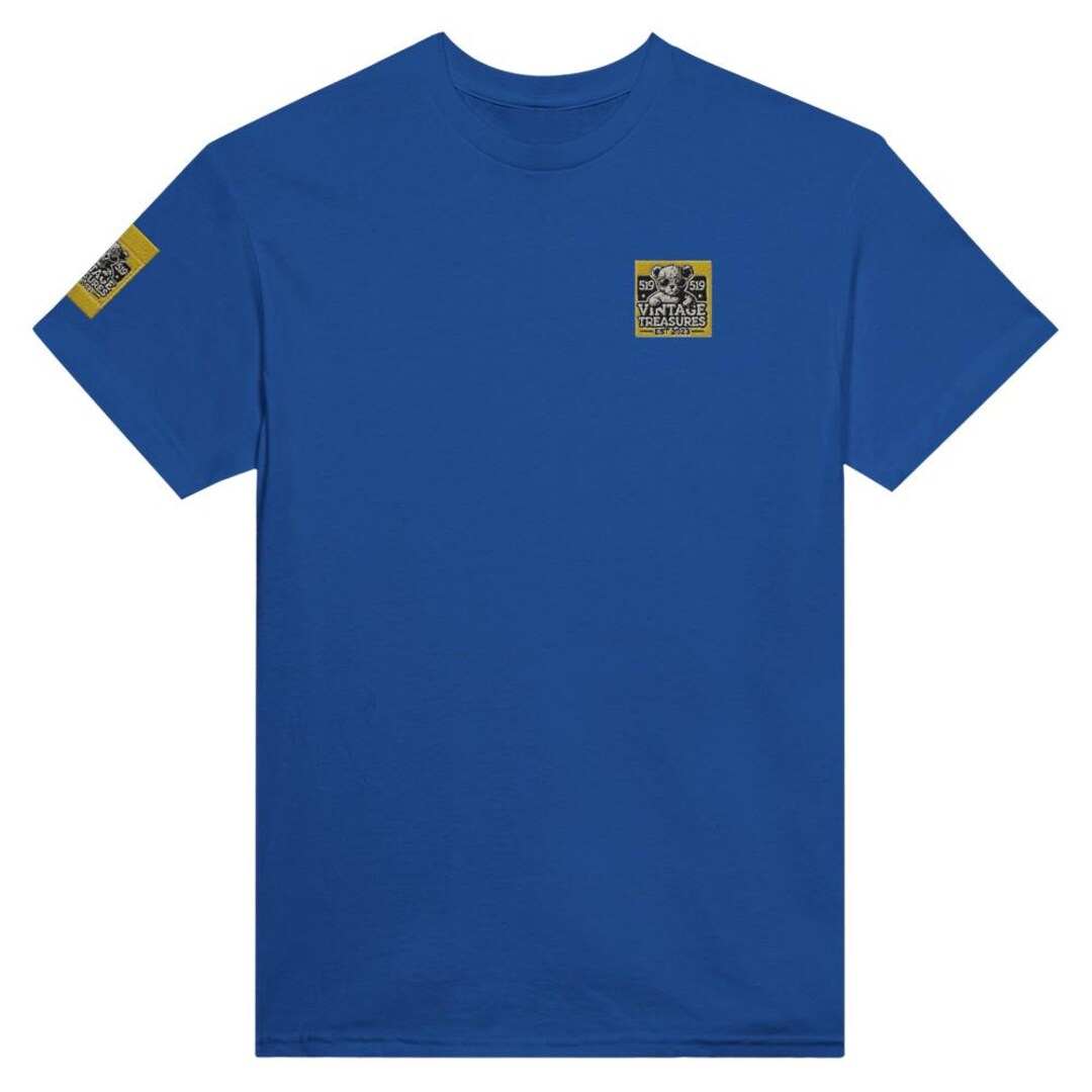 519 Vintage Treasures Official Logo Dress Shirt - Playful Retro Teddy ...