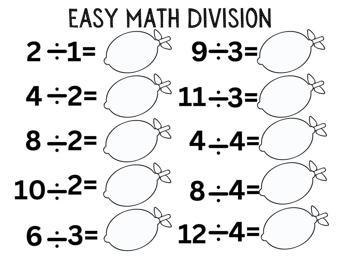 Simple Math Problem Solve and Coloring That Are Fun Activities for ...