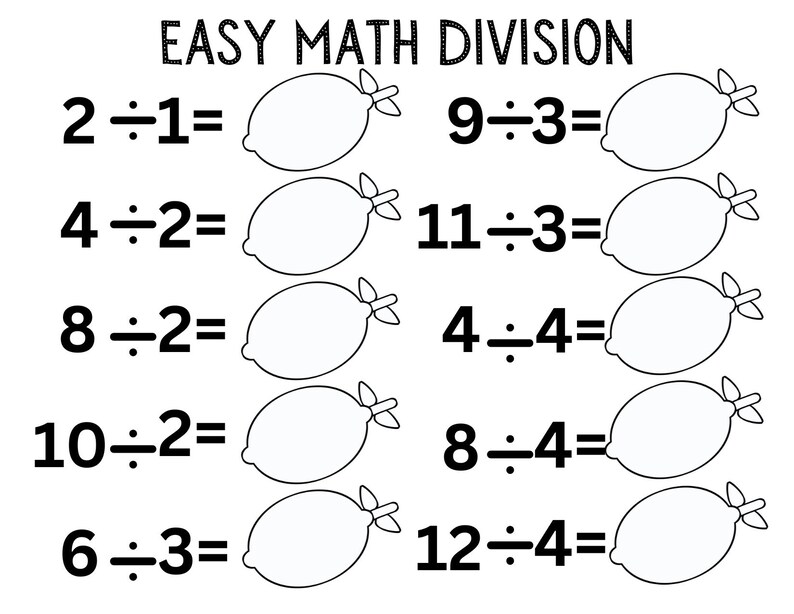 Simple Math Problem Solve and Coloring That Are Fun Activities for ...