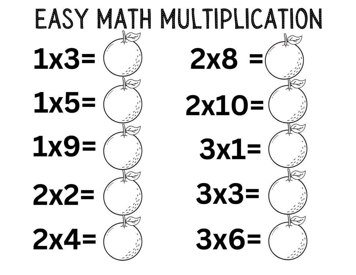 Simple Math Problem Solve and Coloring That Are Fun Activities for ...