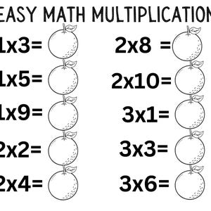 Simple Math Problem Solve and Coloring That Are Fun Activities for ...