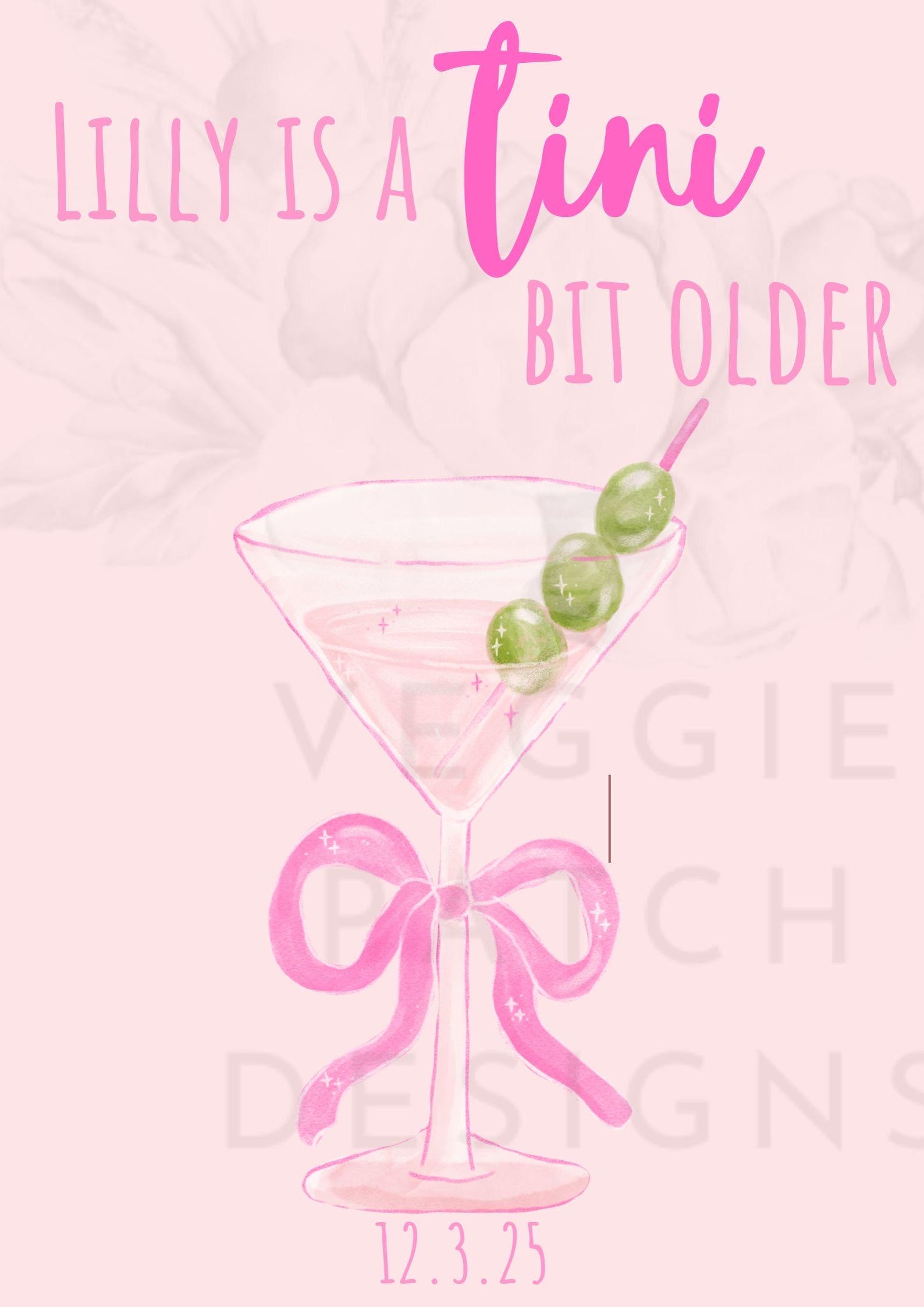 A Tini-bit Older Poster and Invitation Bundle- Editable - Etsy