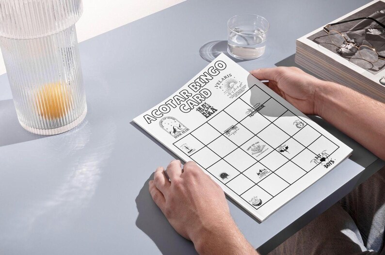 ACOTAR Editable Bingo Card - Etsy