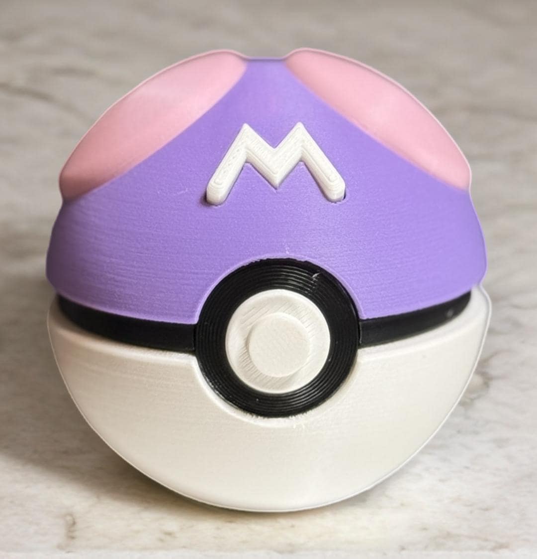 3D Printed Pokemon Master Ball Replica - Etsy