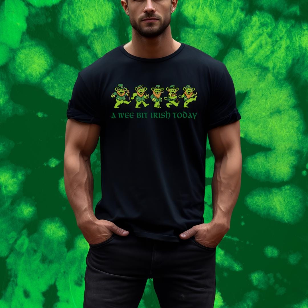 Grateful Dead St Patrick's Day Bear Tshirt, Unisex Tee for Deadhead ...