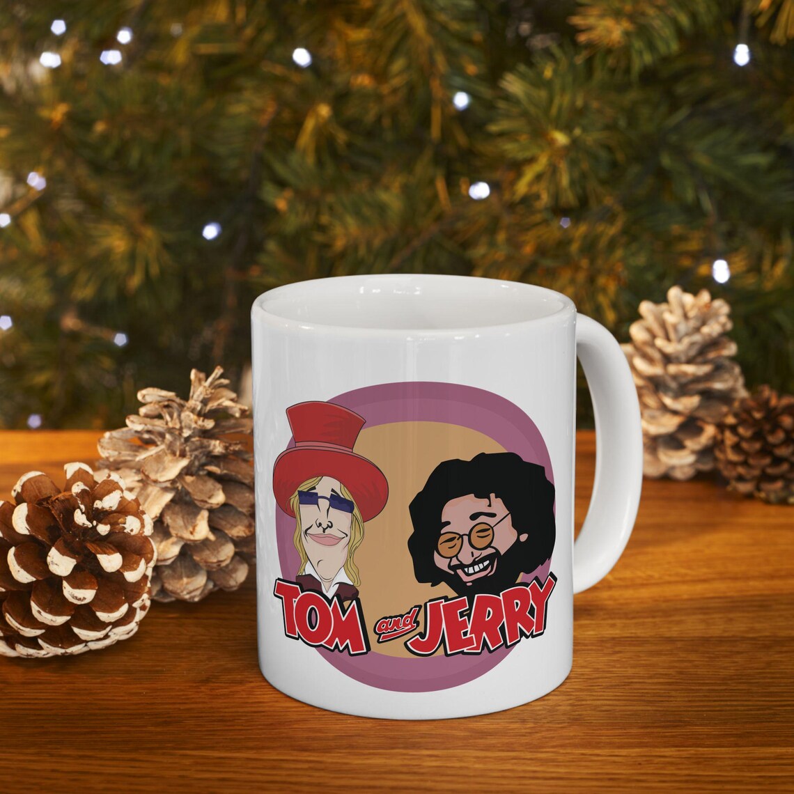 Tom and Jerry Grateful Dead Inspired Ceramic Mug, (11oz, 15oz ...