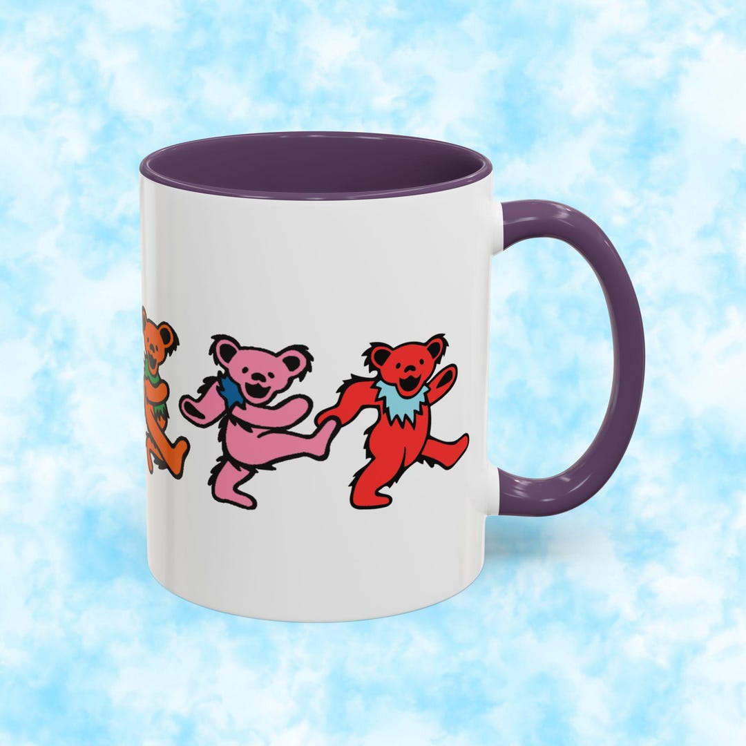 Dancing Bears Family of Six. Deadhead Family Mug, Family of 6 Dancing ...