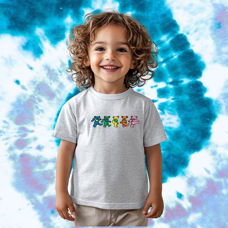 Grateful Dead Inspired Dancing Bears Infant Fine Jersey Tee, Toddler ...
