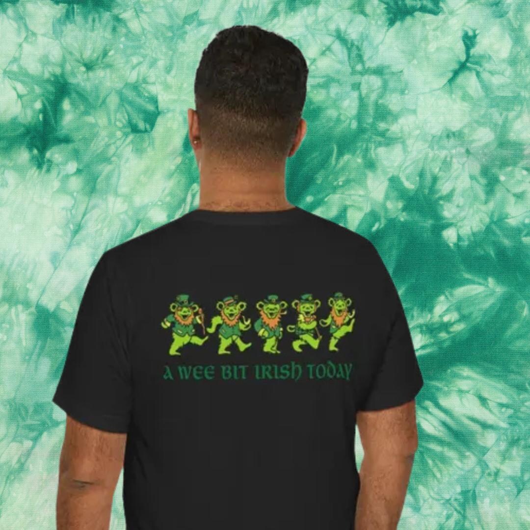 Grateful Dead Dancing Bears St Patrick's Day Unisex Tee, Bella Canvas ...