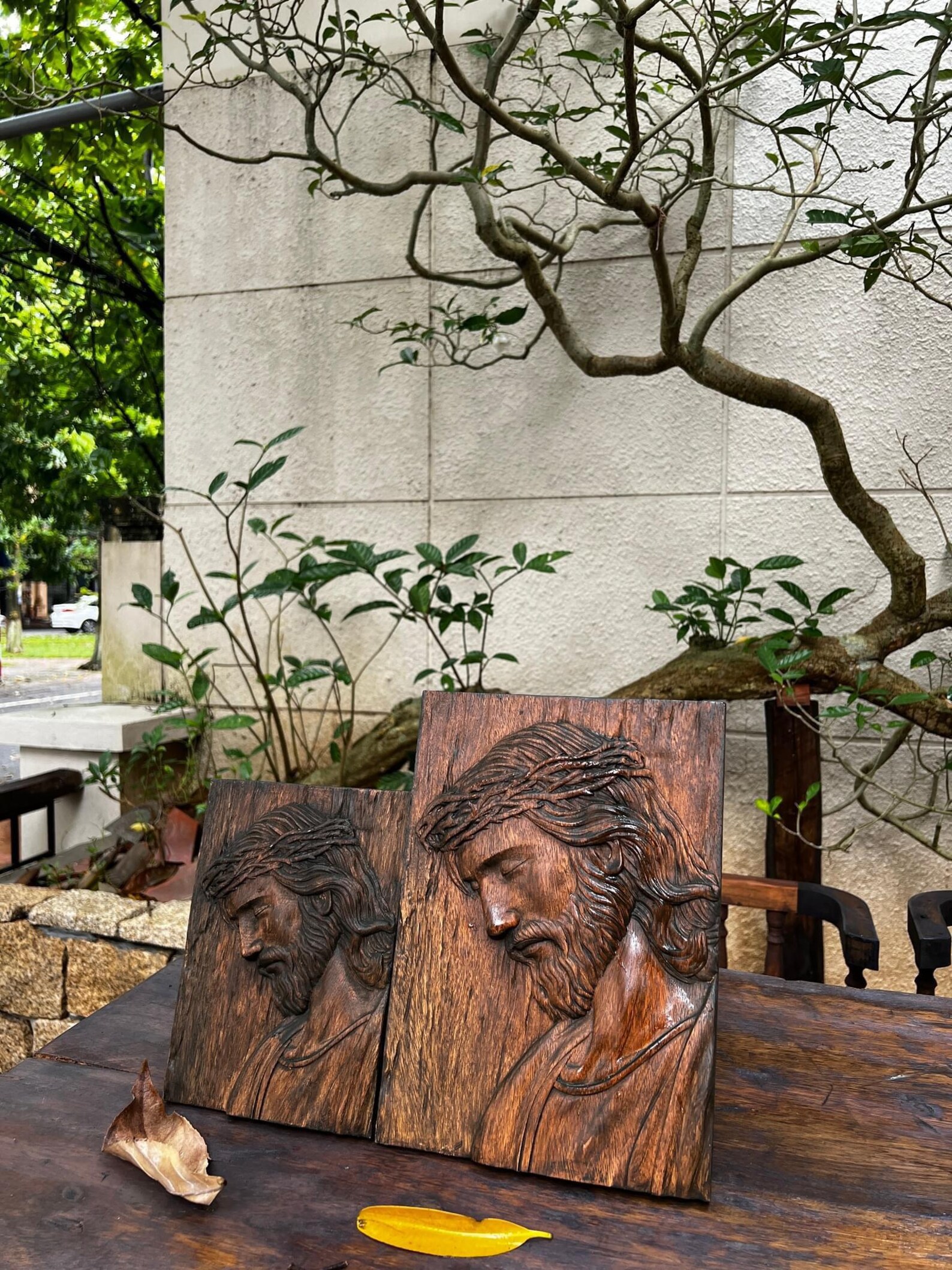 Wooden Painting of Jesus Christ Home Decor & Modern Painting of Jesus ...