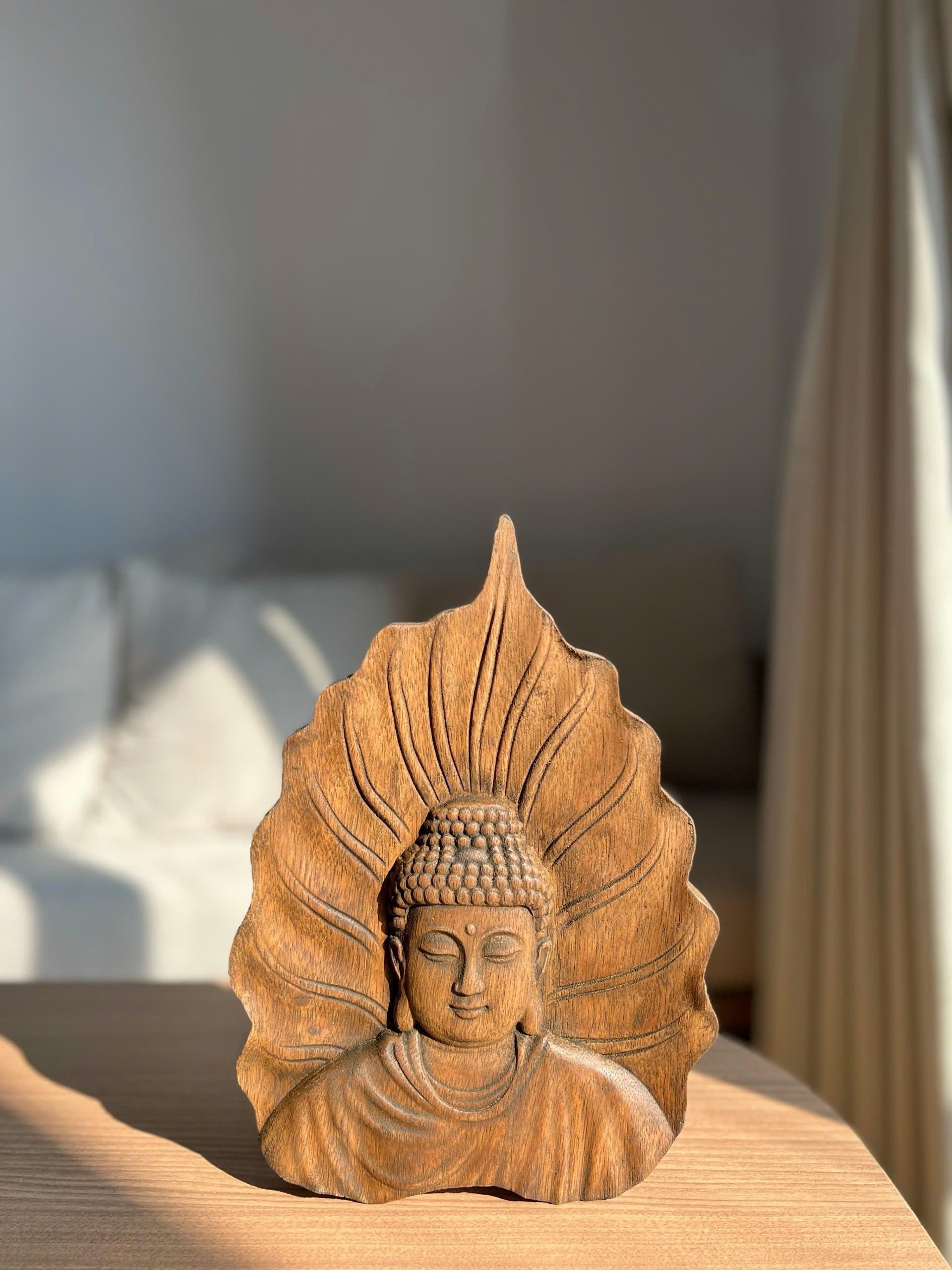 Bodhi Mind Buddha Statue, Bodhi Buddha Wooden Paiting 20*28 Cm - Etsy