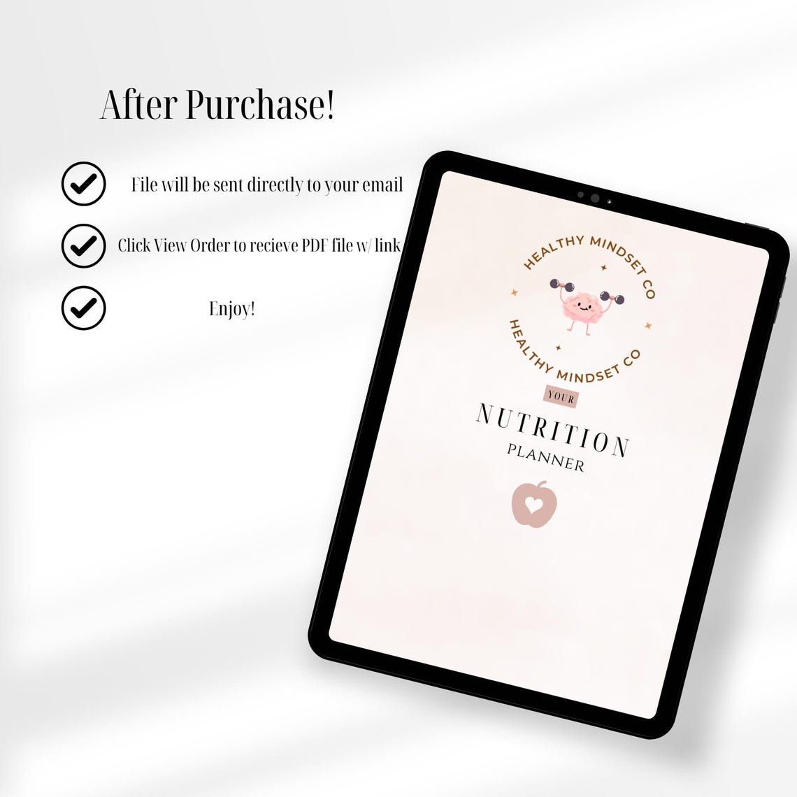 Nutrition Journal, Printable Food Diary, Daily Meal Tracker, Weight ...