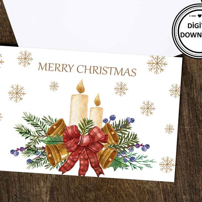Printable Christmas Cards - Etsy