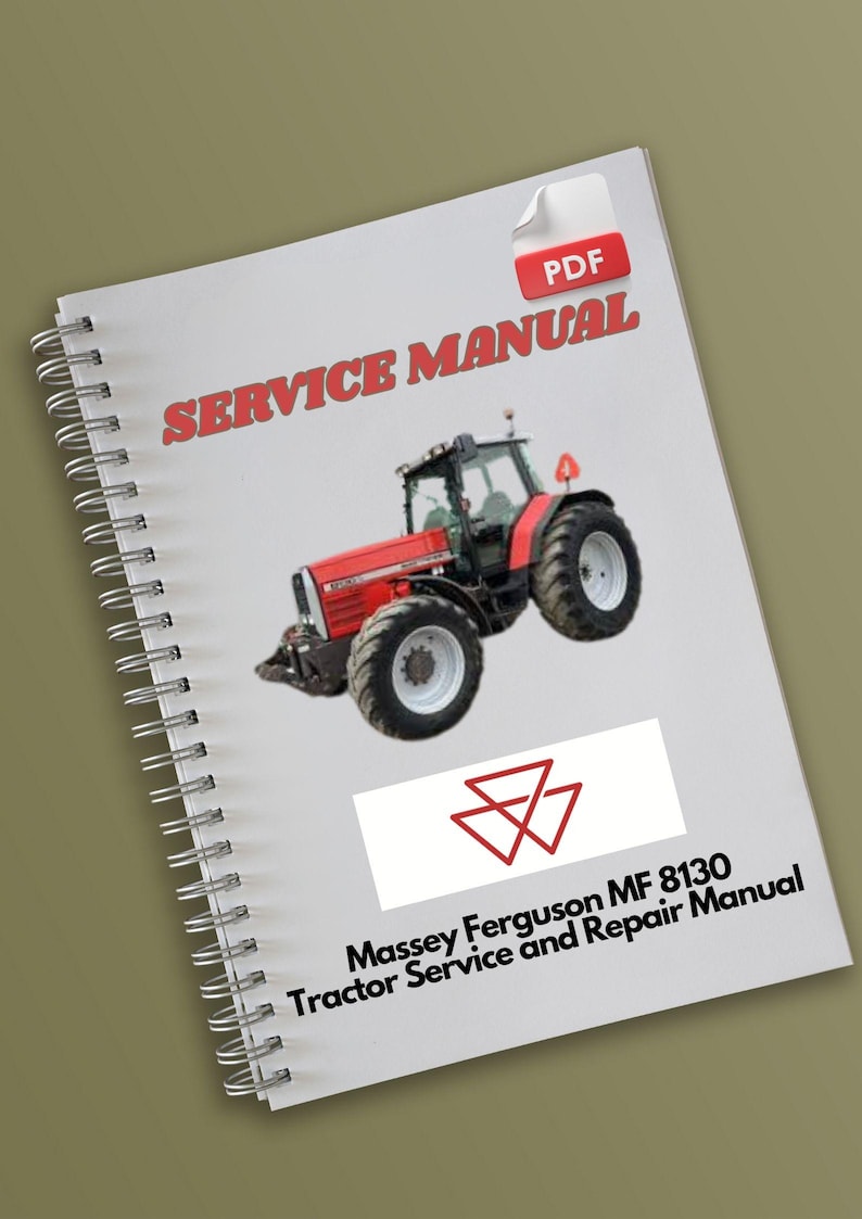 Massey Ferguson MF 8130 Tractor Service and Repair Manual - Etsy
