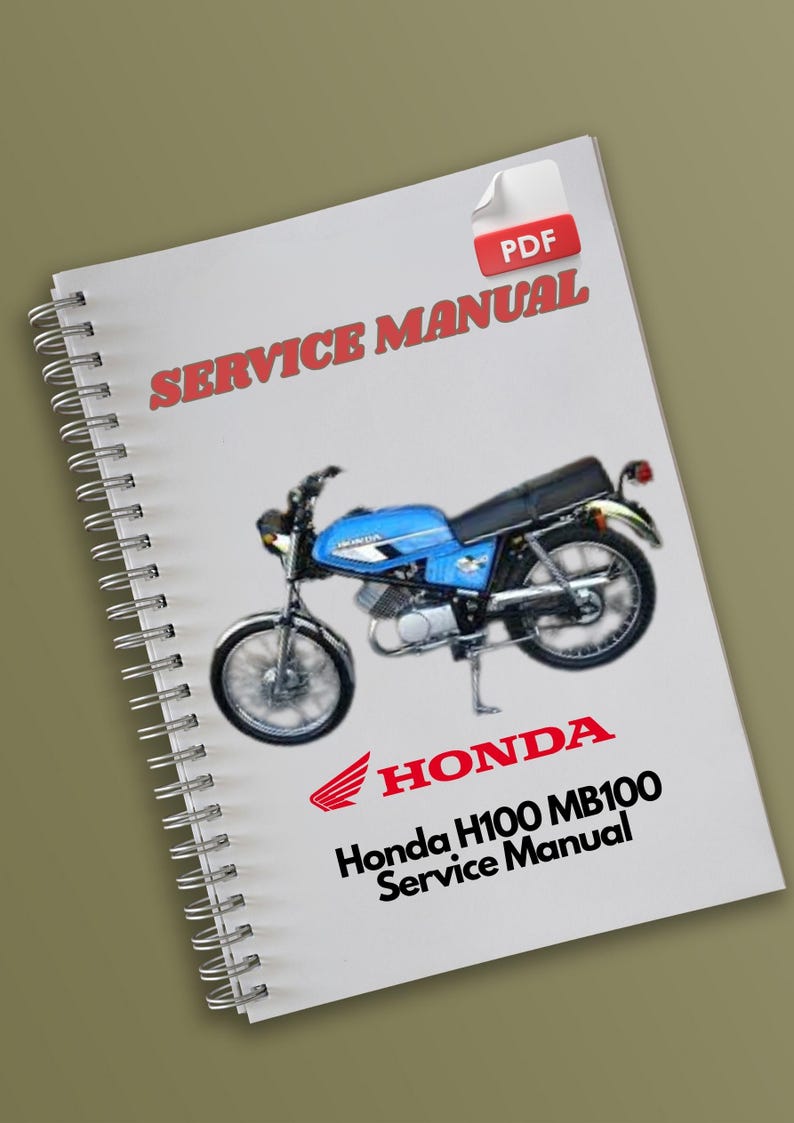 Honda H100 MB100 Service Manual - Etsy
