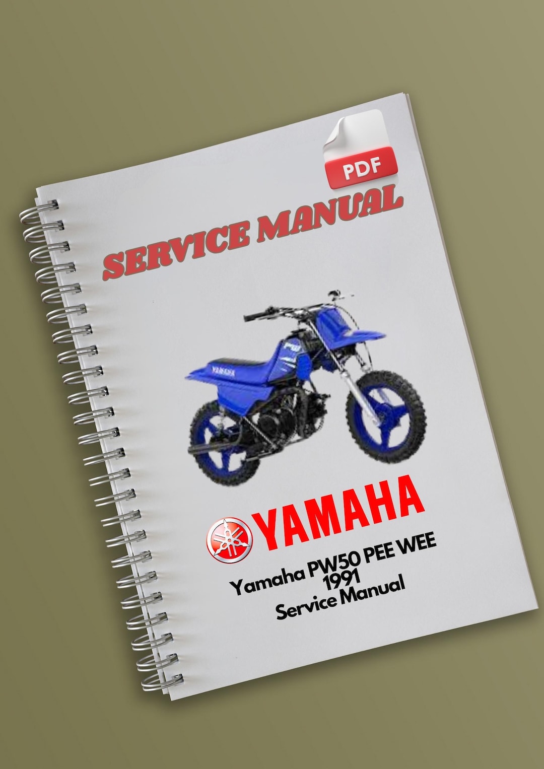 Yamaha PW50 PEE WEE 1991 Service Manual - Etsy
