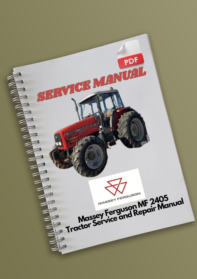 Massey Ferguson MF 2405 Tractor Service and Repair Manual - Etsy