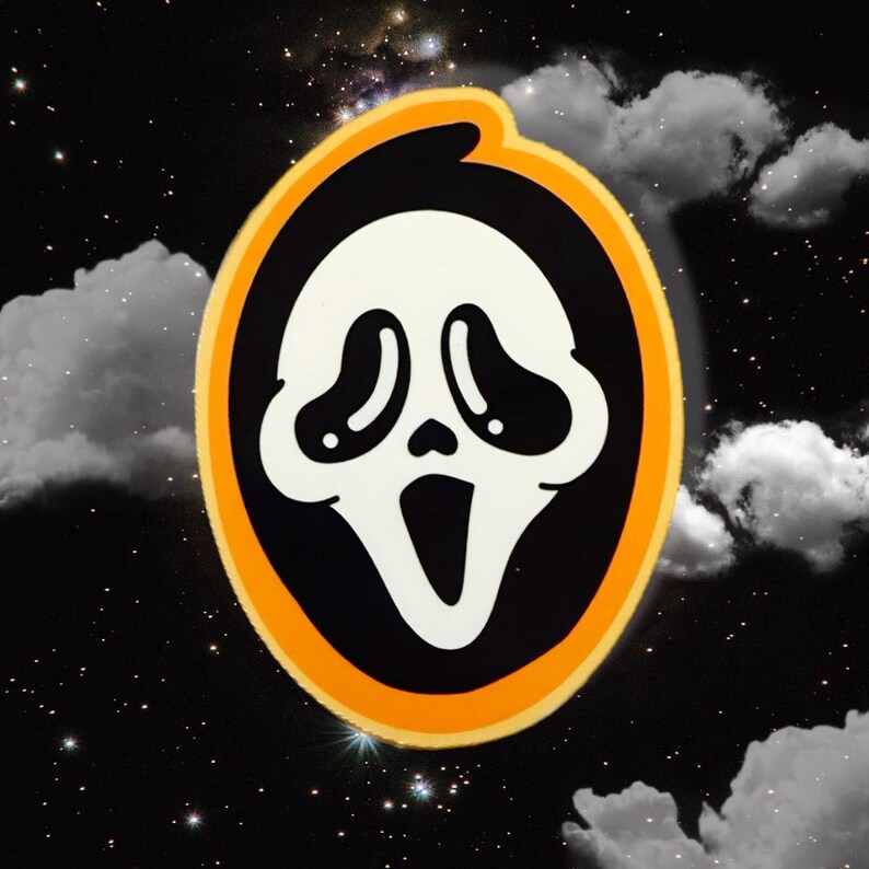 Kawaii Ghostface Sticker - Etsy