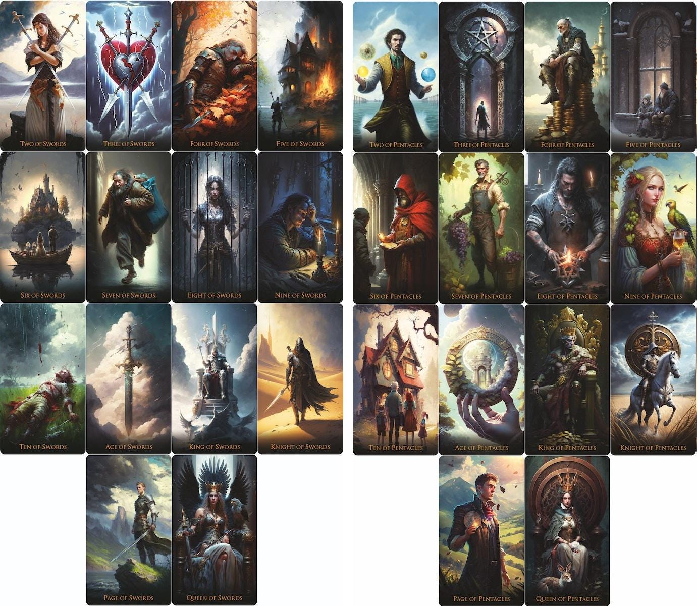 Weird World Tarot, 78 Cards Tarot Deck Indie Tarot Unique Artwork ...