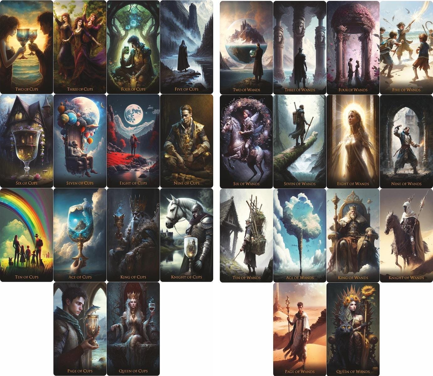 Weird World Tarot, 78 Cards Tarot Deck Indie Tarot Unique Artwork ...