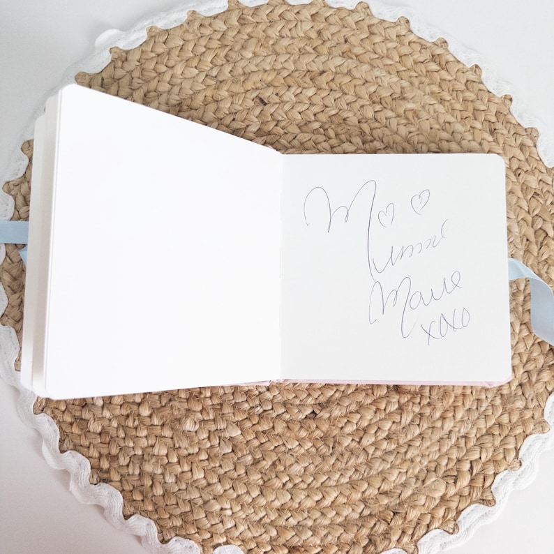 Custom Mouse Autograph Book Personalized Memory Grandmillenial ...