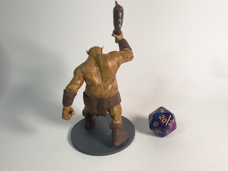 Hand-painted Ogre Miniature for Tabletop Rpgs Unique 1-of-1, Pre ...