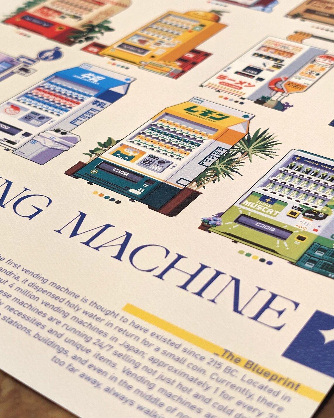 Vending Machine Catalogue Poster - Etsy