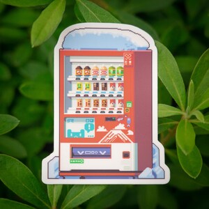 Cola Vending Machine 8bit Vinyl Sticker - Etsy