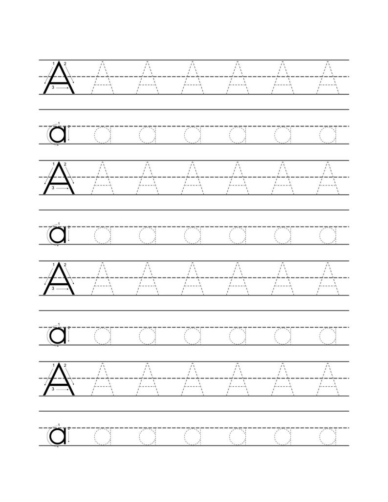 Alphabet Tracing Workbook, Handwriting Practice, Kids Ages 3+ (PDF ...