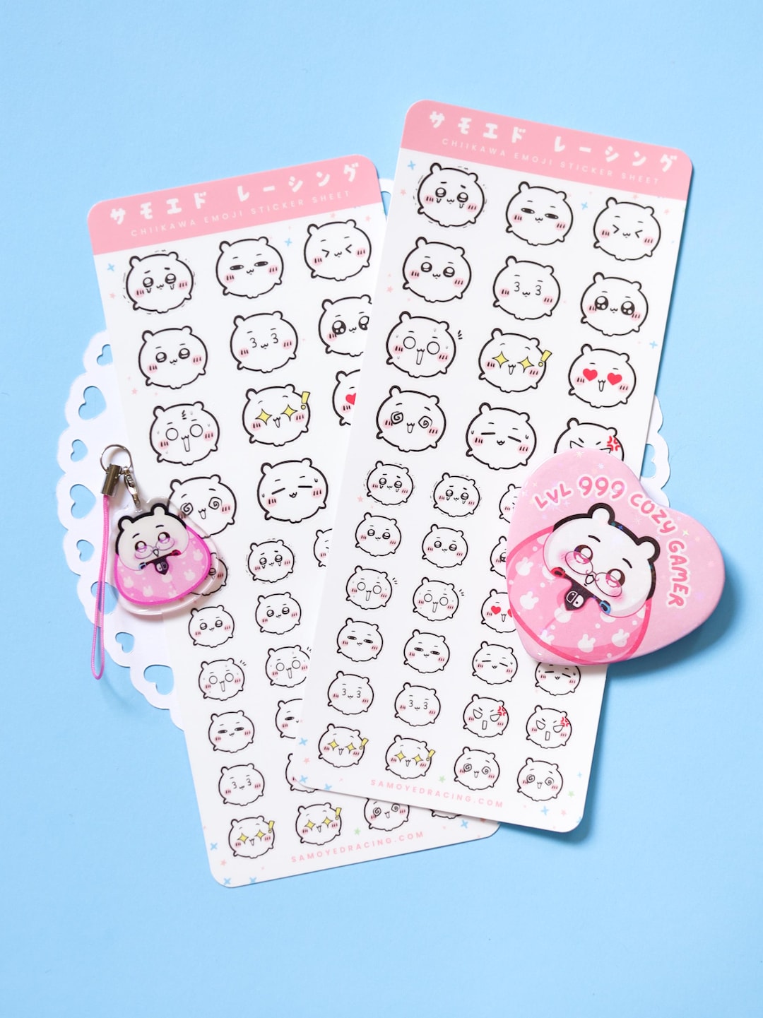 Chiikawa Emoji Emote Sticker Sheet • Matte Vinyl Water-resistant ...