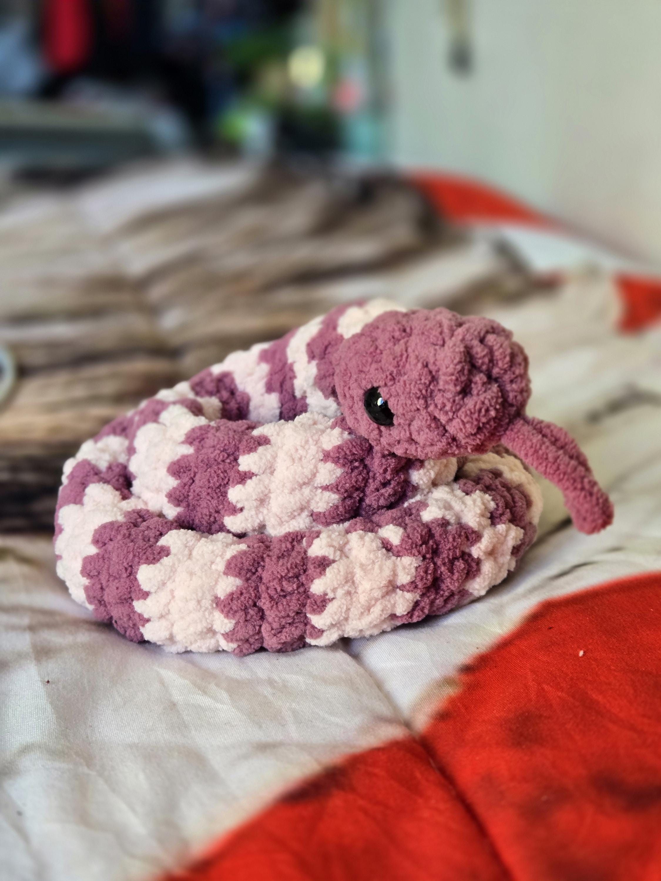 Crochet Snake Plush, Stuffed Snake Toy, Children's Plush Toy, Christmas ...