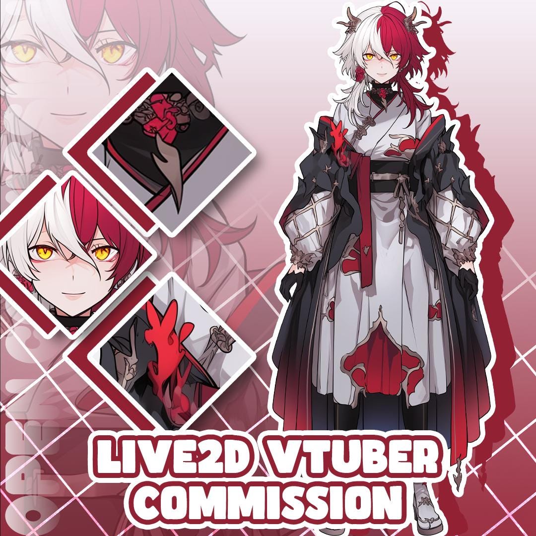 Live2d Vtuber Model | Design Vtuber | Premade Vtuber | Anime | Live2d ...