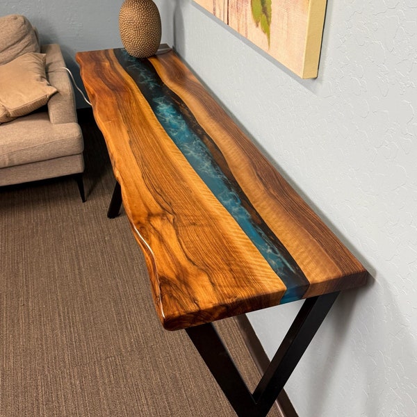 Live Edge Console - Etsy