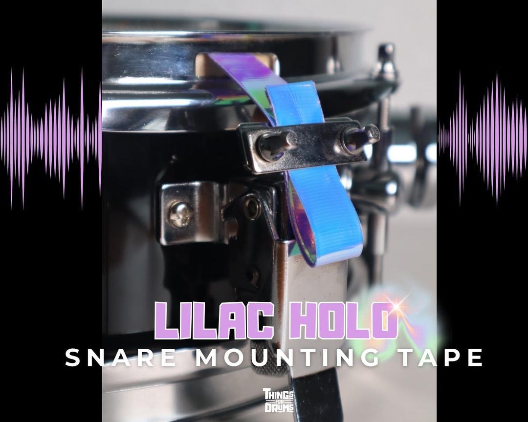 Lilac Holographic Snare Mounting Tape, Drums, Percussion, Accessories ...