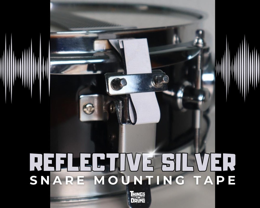 Reflective Silver Snare Mounting Tape, Drums, Percussion, Accessories ...
